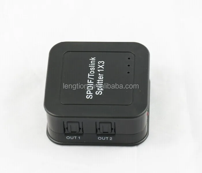 Spdif Toslink Cable Digital Óptico 3 Puerto Divisor De Audio Digital ...