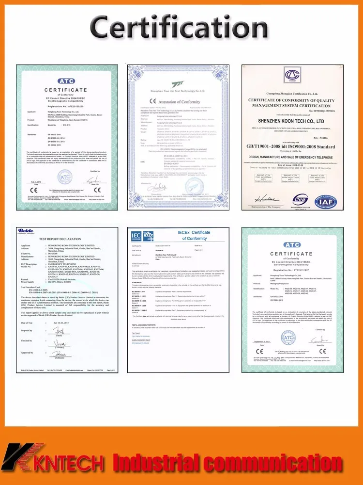 KNEX1 Explosion-Proof Corded Telephone for Emergency Call Systems in ...