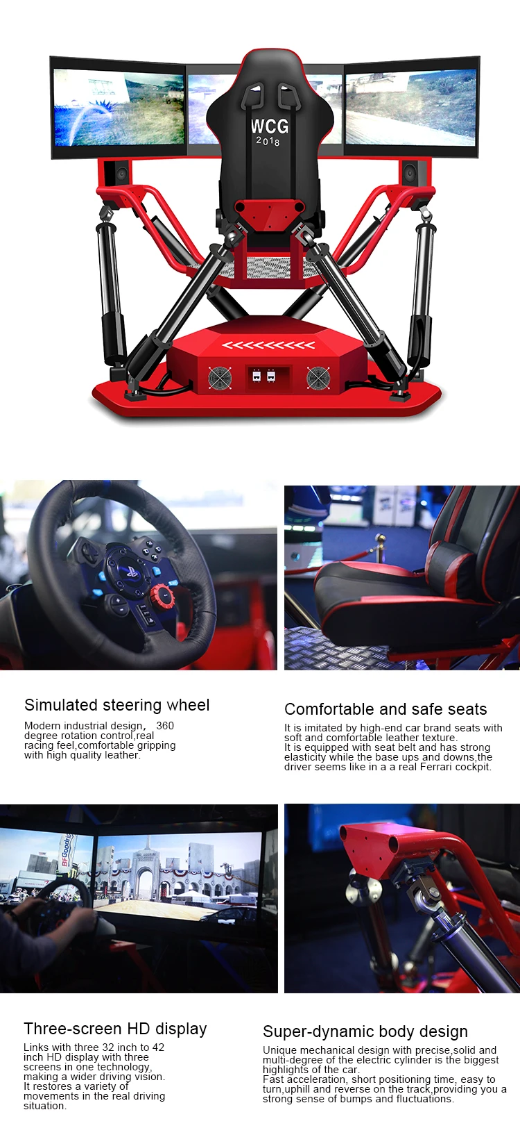 360 Degree VR Car Racing Simulator - 6 DOF Driving Game