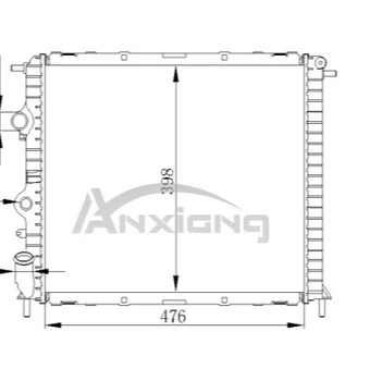 Oem: 7700417175/7700836304 476*398*32/40 Mt Auto Parts Aluminum Brazing ...