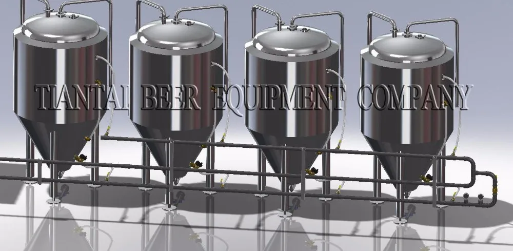1000L Glycol Jacket Cooling Fermentation Equipment for Beer