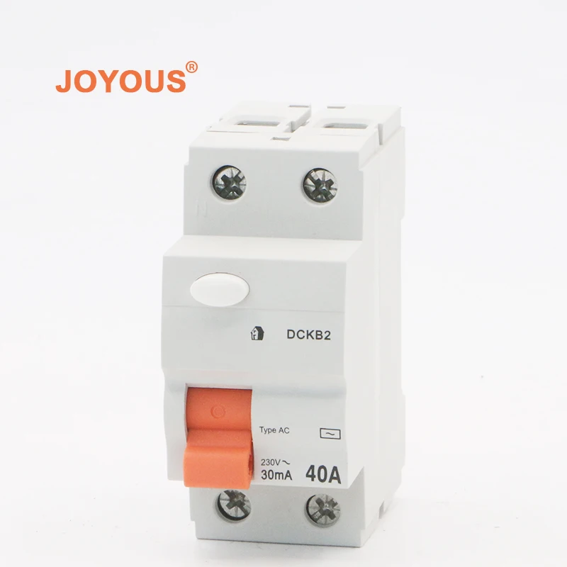 Joyous Rccb/rcd/elcb New Type Iec 2 Pole 63a Residual Current Circuit Breaker - Buy 2pole 63a ...
