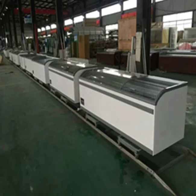 Commercial Aht Chest Island 1000 Liter Display Cabinet Deep Freezer For ...