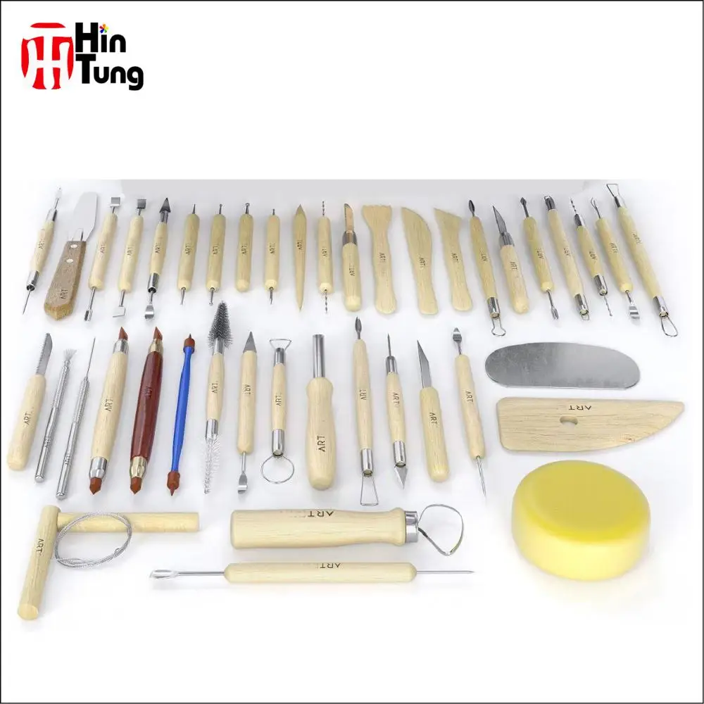 42pcs Pottery And Clay Sculpting Tools - Buy Pottery And Clay Sculpting ...