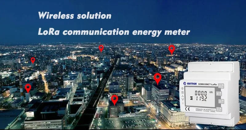 SDM630MCT-LoRa 3p4w Wireless LoraWAN Multi-function Meter AS923MHz - Famidy.com