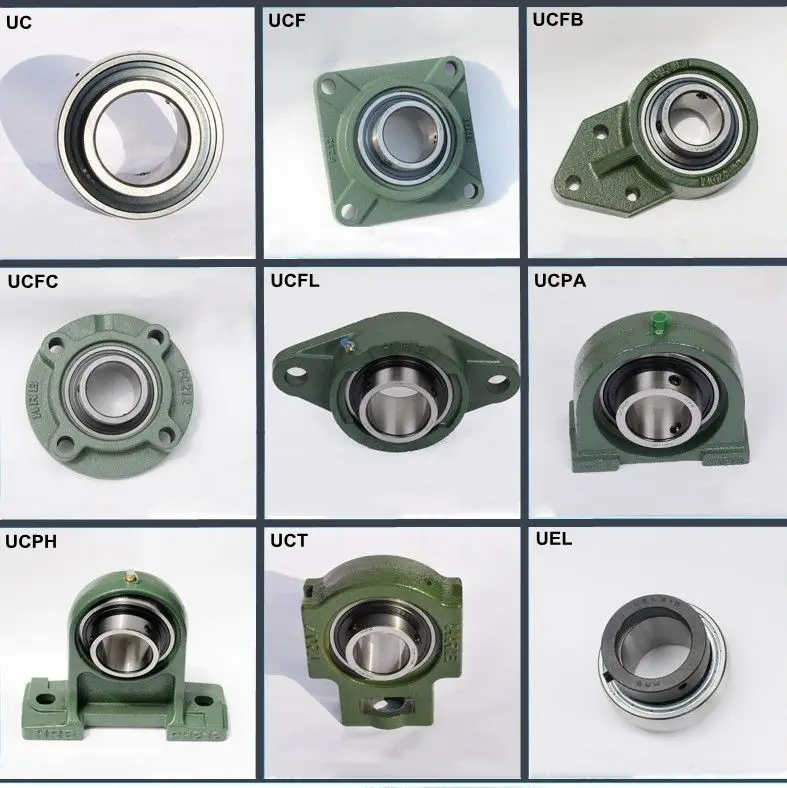 Bearing Ucp200 Series Ucp201-8 Ucp202-10 Ucp203-11 Set Screw Locking ...