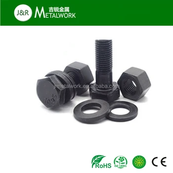 High Strength M12 M16 M20 M24 Class 8.8 H Structural Hex Head Bolt ...