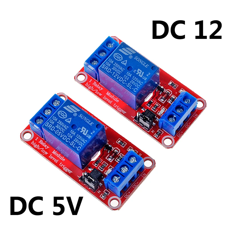 5V 1 Channel Relay Module - High/low Level Trigger Isolation