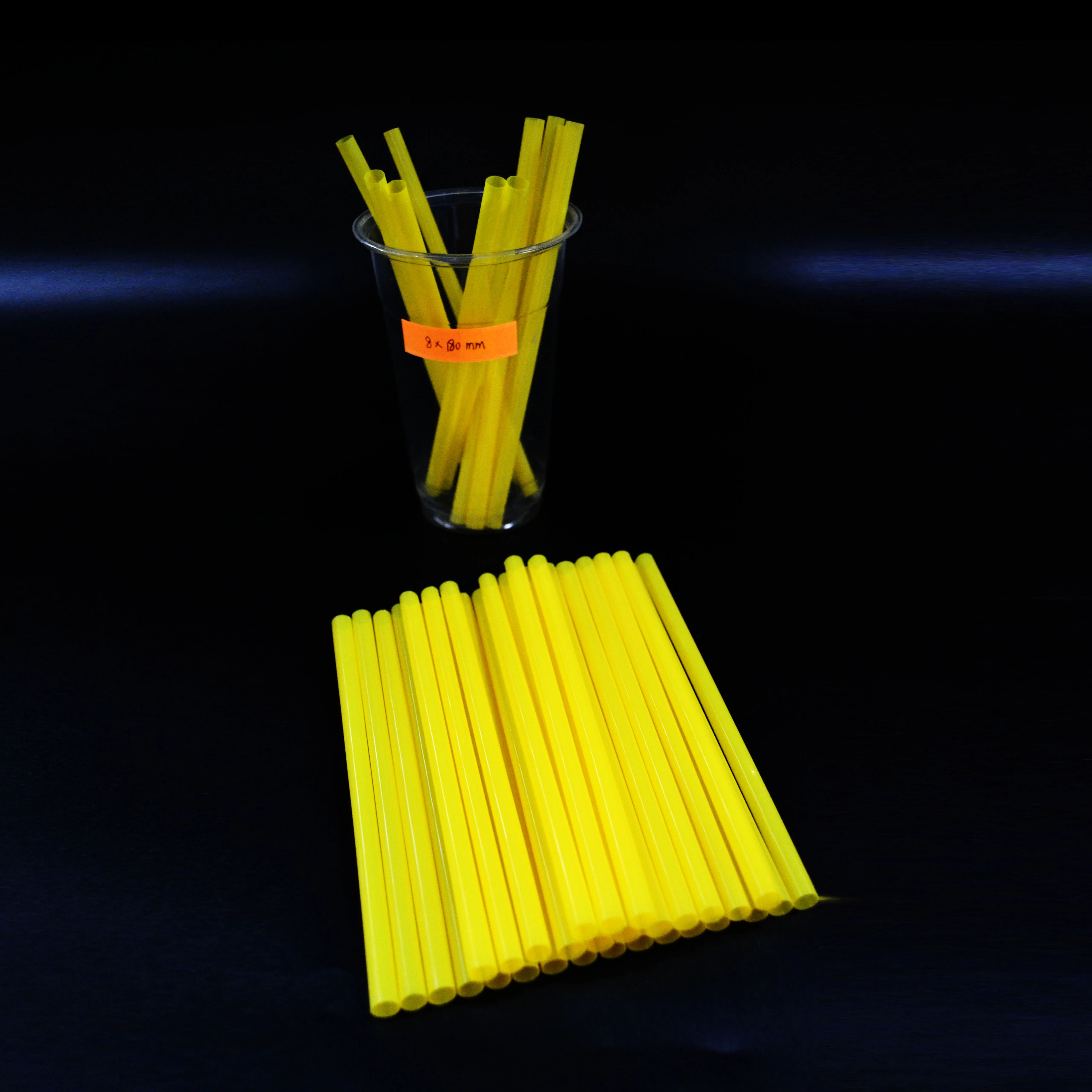 100% Biodegradable And Compostable Pla White Corn Straw - Buy 100% ...