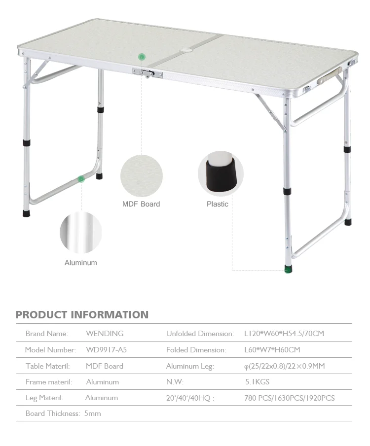 High Quality Folding Caravan Table With Sale Price - Buy Folding ...