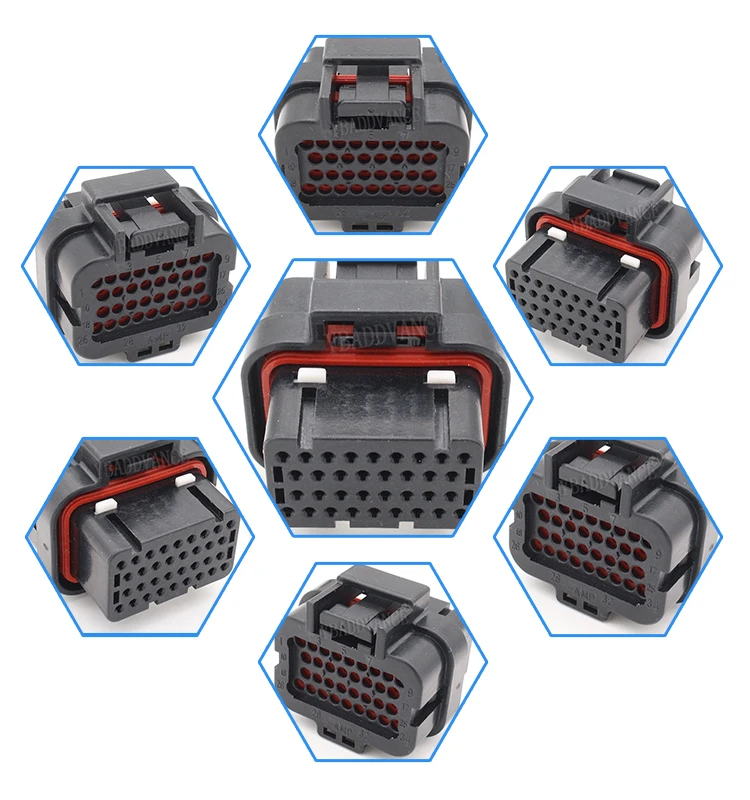 4-1437290-1 34 Pin Female Connector - Reliable Automotive Solution