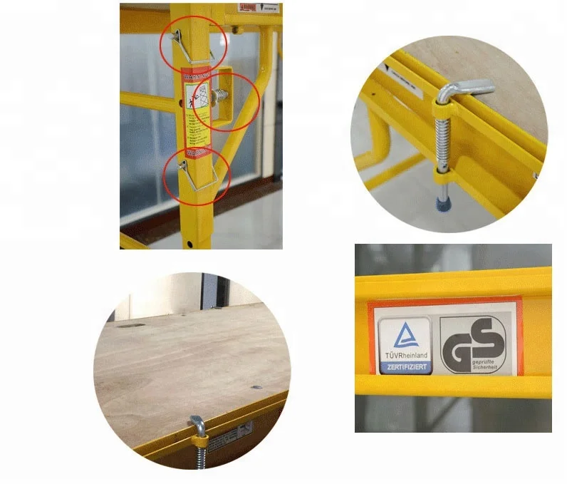 4 Feet Movable Portable Multi Function Mobile Mini Baker Scaffold