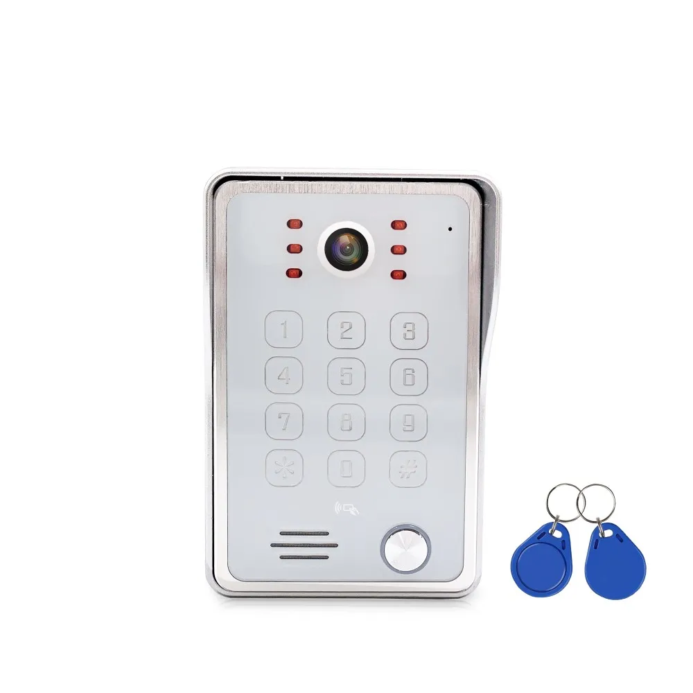 Smart Door Phone Door Intercom And Keypad Camera 10" Inch Monitor Video ...