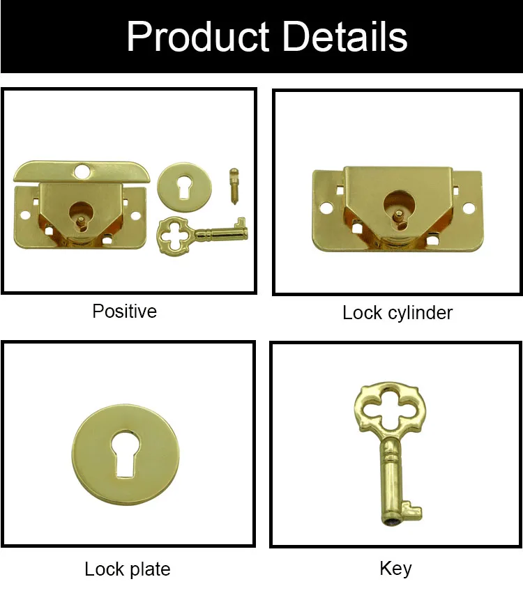 Wood Box Lock Hardware Five In One Press Lock Set - Buy Wood Box Lock ...