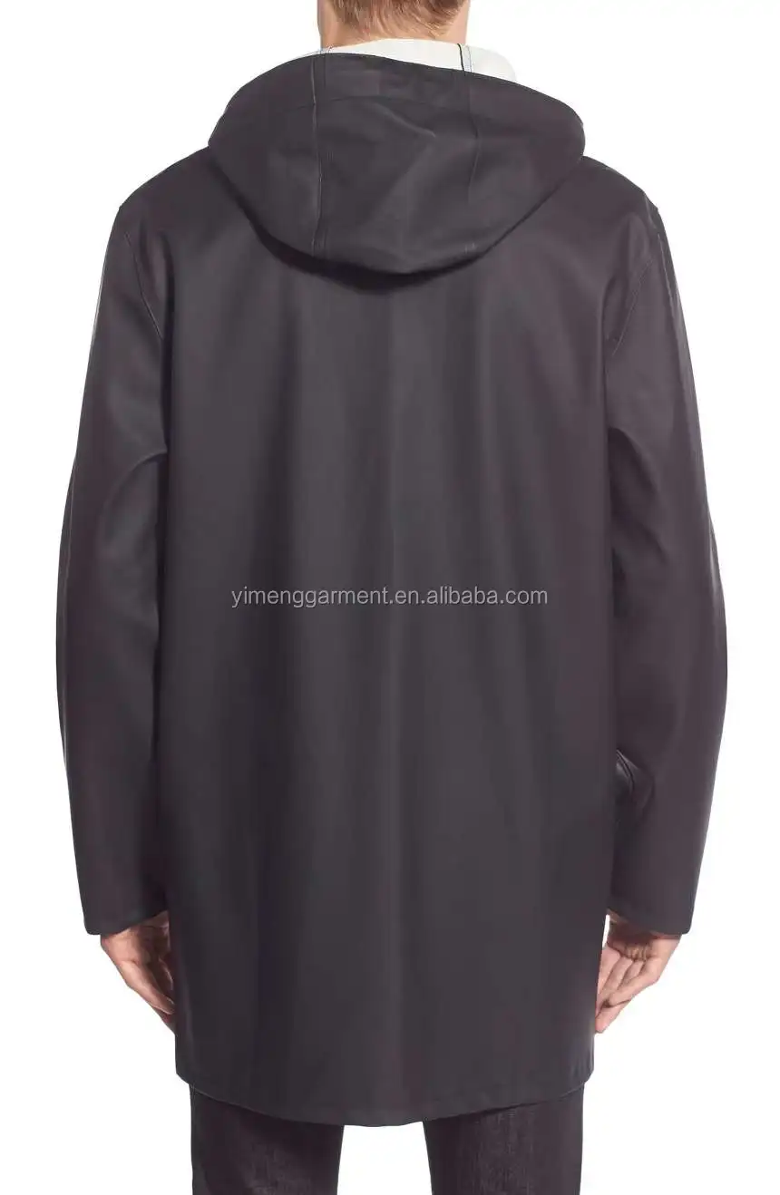 Trendy Custom Design Pvc Polyester Long Fashion Waterproof Raincoat ...