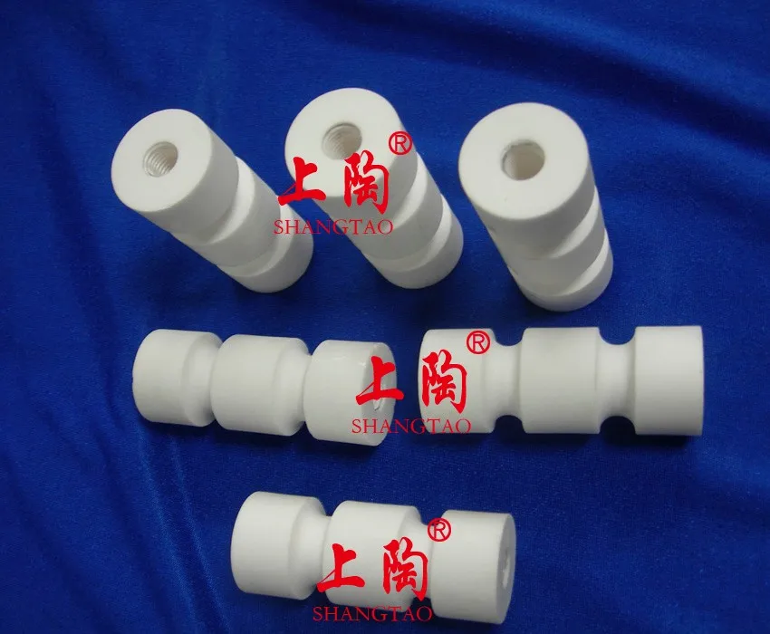 C799 Al2o3 Alumina Ceramic Yarn Guide Roller (single Groove Rollers ...