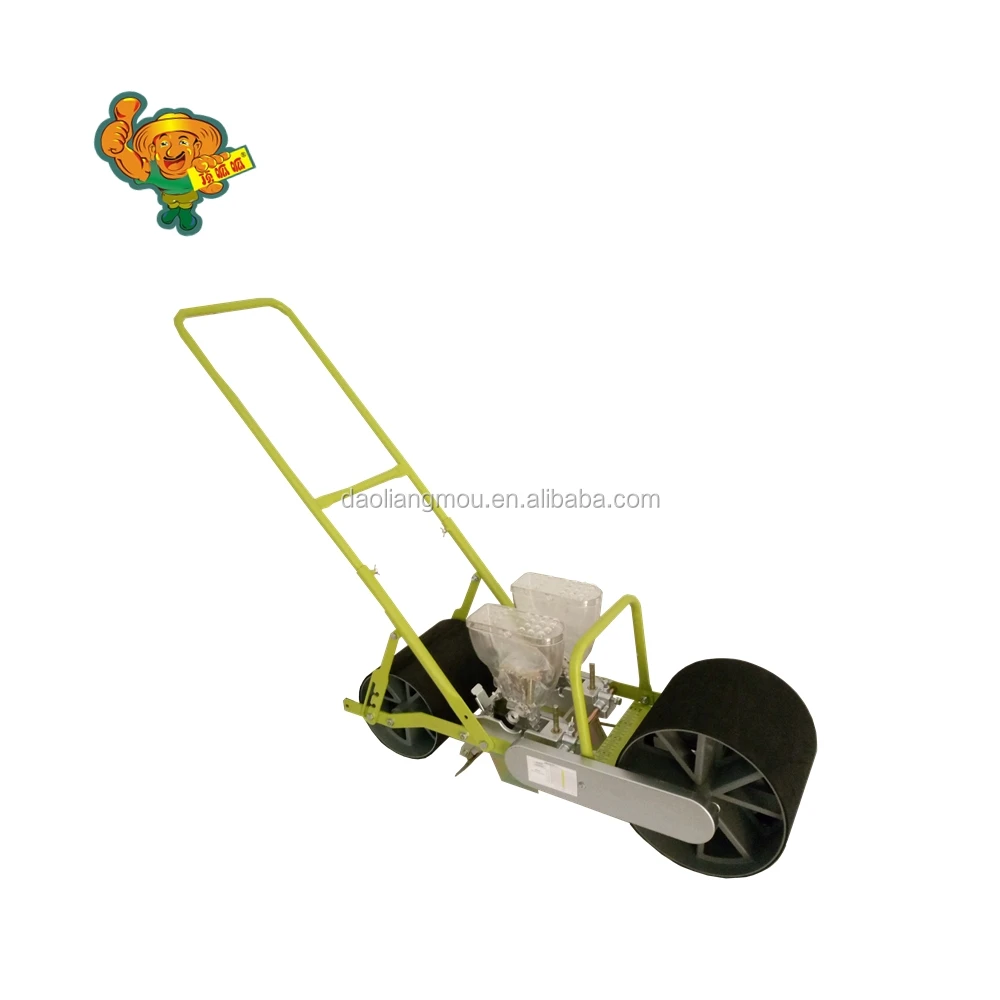 Efficient Seed Planting with Garden 2 Rows Hand Push Planter