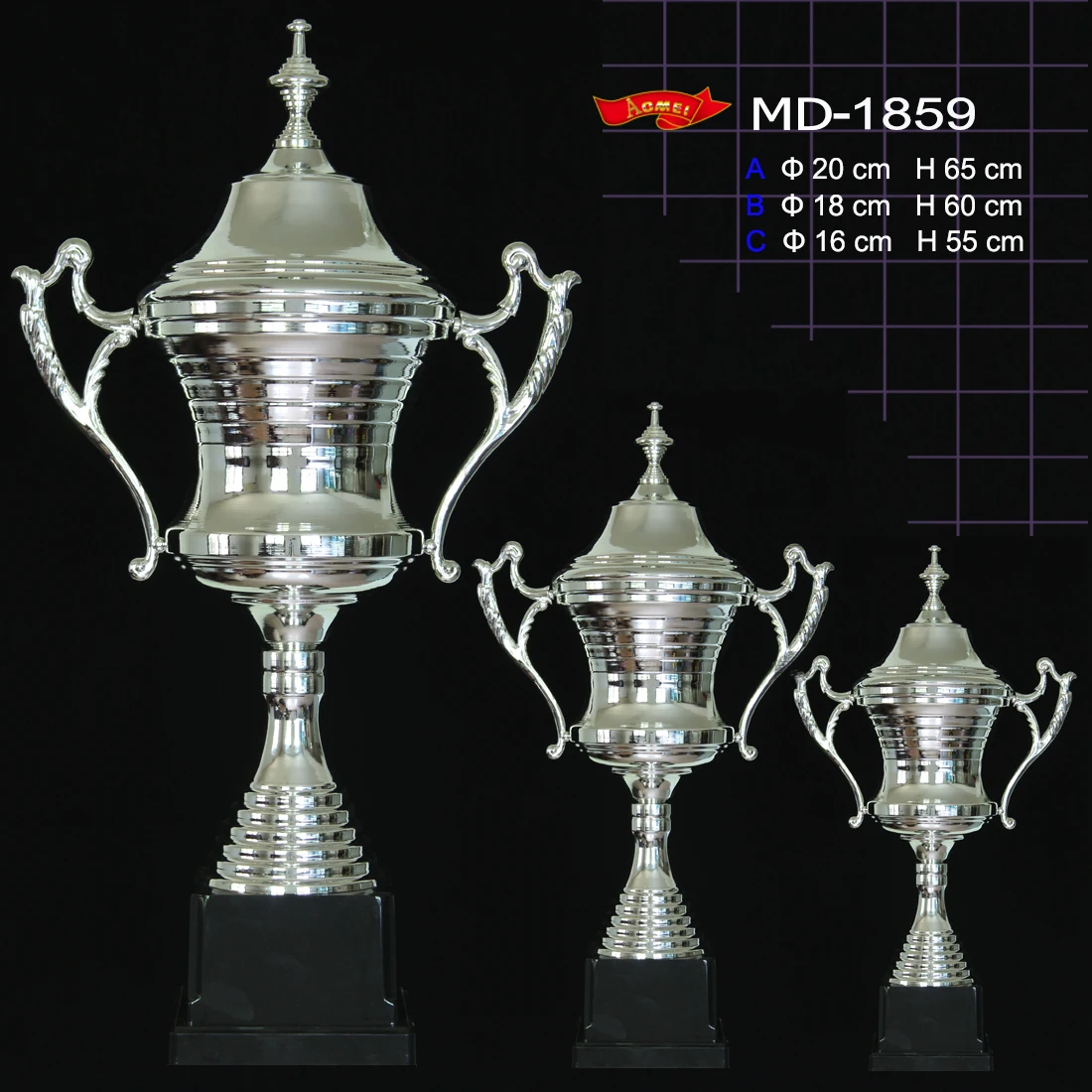 Best Quality Metal Custom World Cup Silver Award Trophy - Buy Silver ...