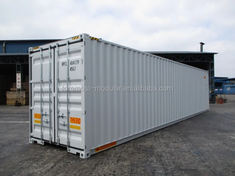 Qingdao/shanghai 40HC Double End Door ISO Shipping Container