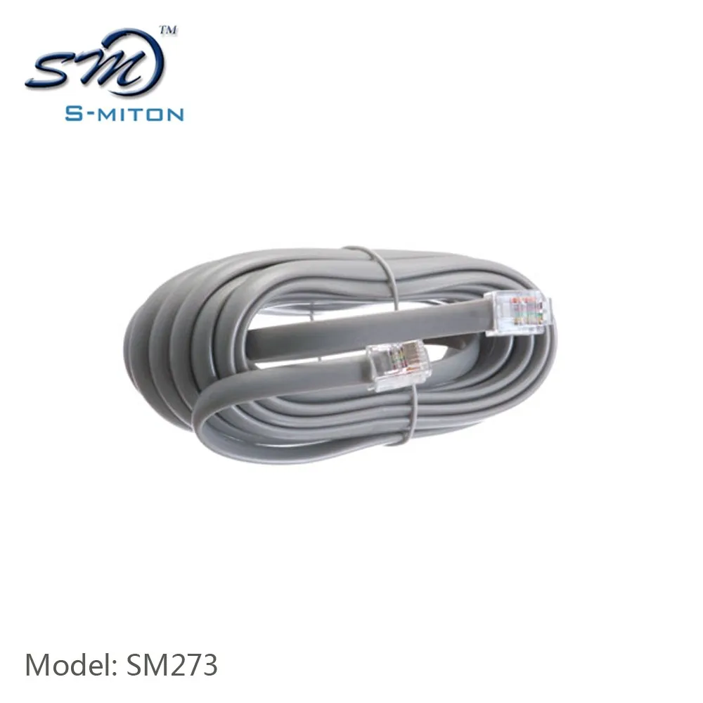 Ugreen-câble Téléphone Mobile Droit Rj12 Plat,6 Broches,6 Cœurs,Cordon ...