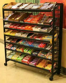 C8529 Metal Floor Premium Candy Display Rack -48 Inch - Buy Candy Rack ...