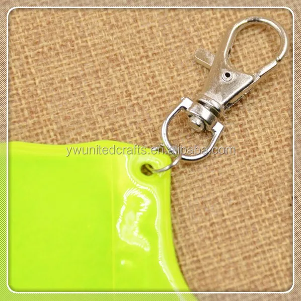 Promotional Keychain With Custom Logo Reflective Pvc Reflective ...