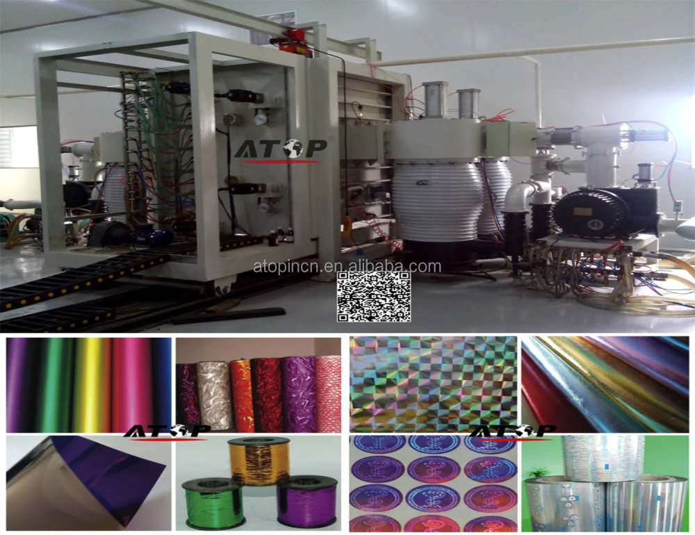 Atop Evaporation Magnetron Sputtering Vacuum Web Coating Machine For ...
