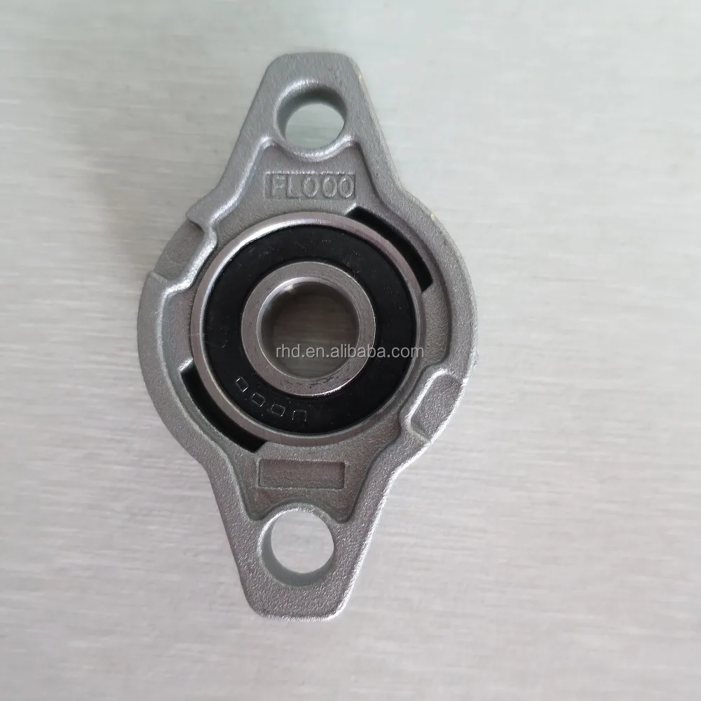 17mm Mounted Unit Bearing UFL003-17MM 2-Bolt Flange tillescenter Flange ...