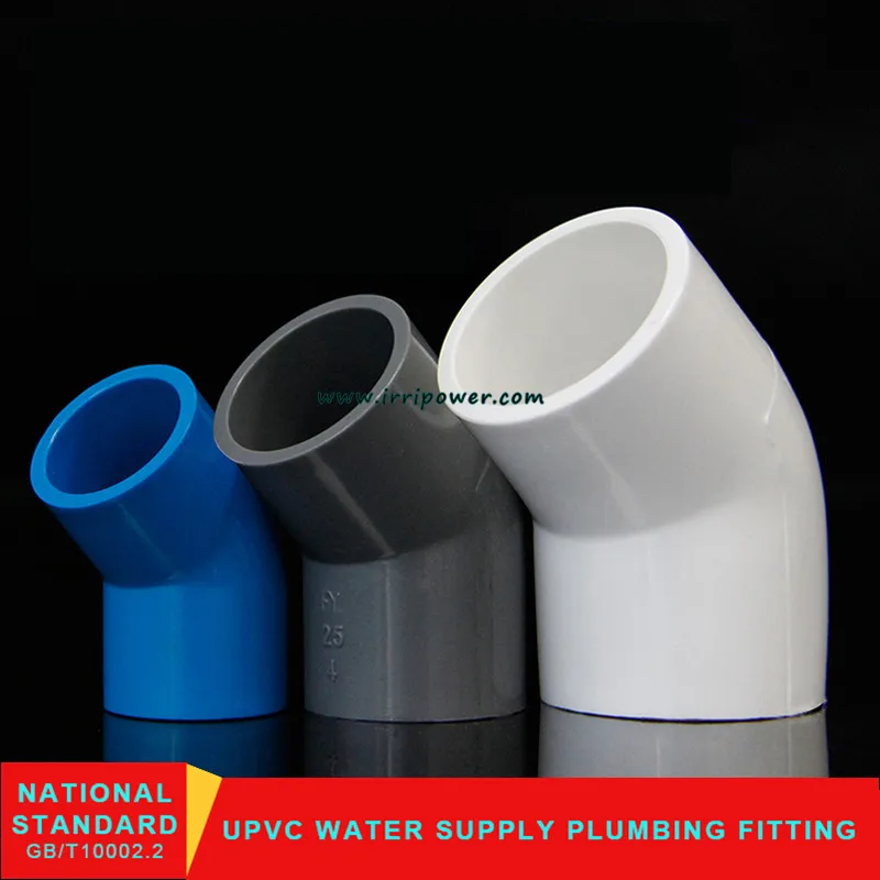 Water Supply Pipe Fittings Pvc 135 Degree Elbow - Buy 135 Degree Elbow ...
