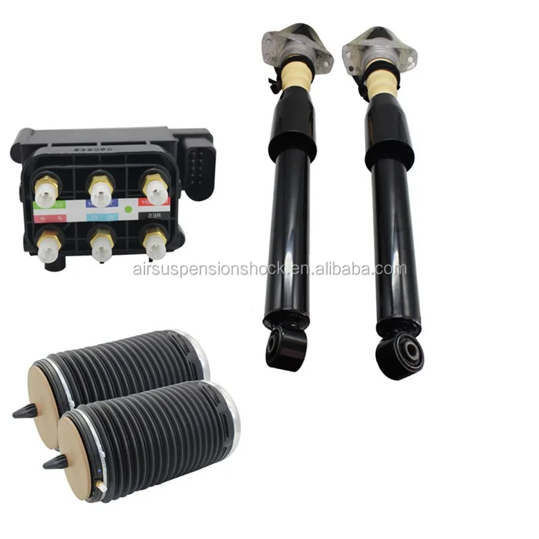 Suspension System Full Set Shock Absorber Air Spring Solenoid Control ...