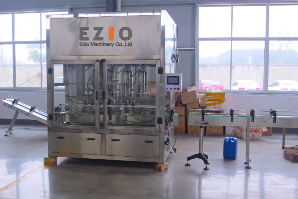 4 Nozzle Sweetened Condensed Milk Curd Bottle Filling Machine