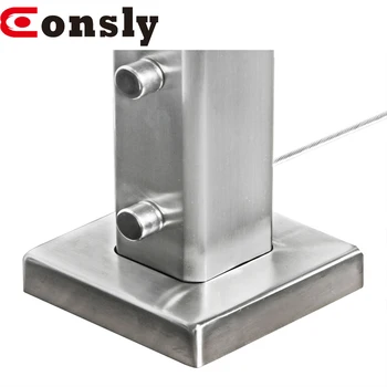 Aisi304/316 Mirror/satin Finish Stainless Steel Fence Post Base Plate ...