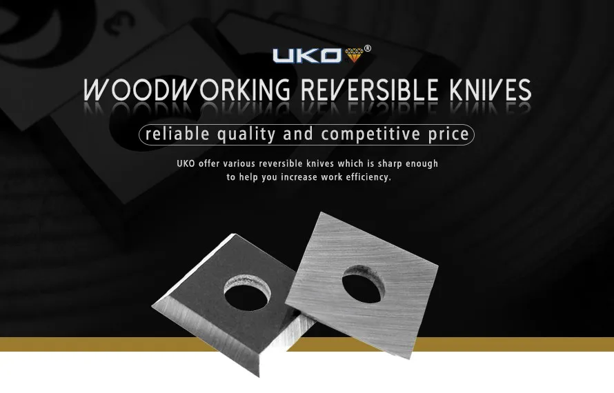 15 X 15 X 2.5mm Polished Spiral Cutter Head Blade Carbide Reversible ...