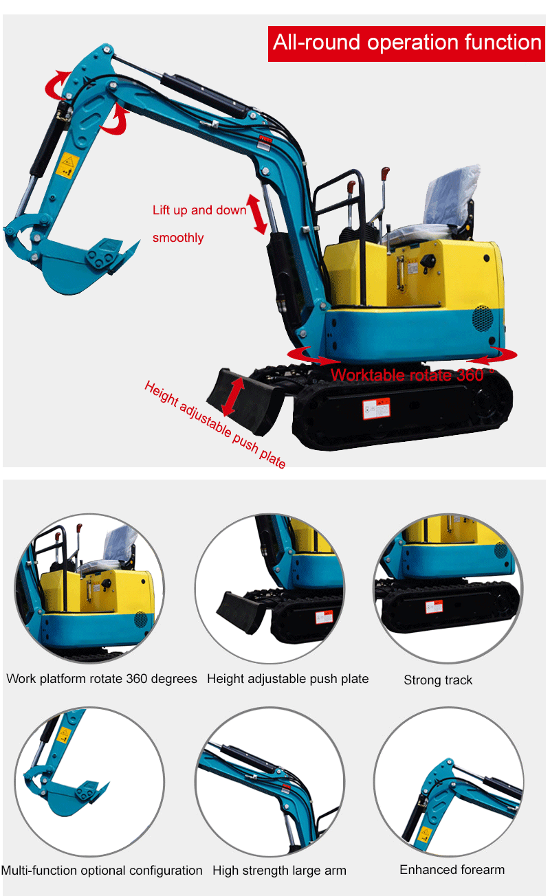 Chinese Hydraulic Digger Mini Flexible Small Crawler Excavator For Sale ...