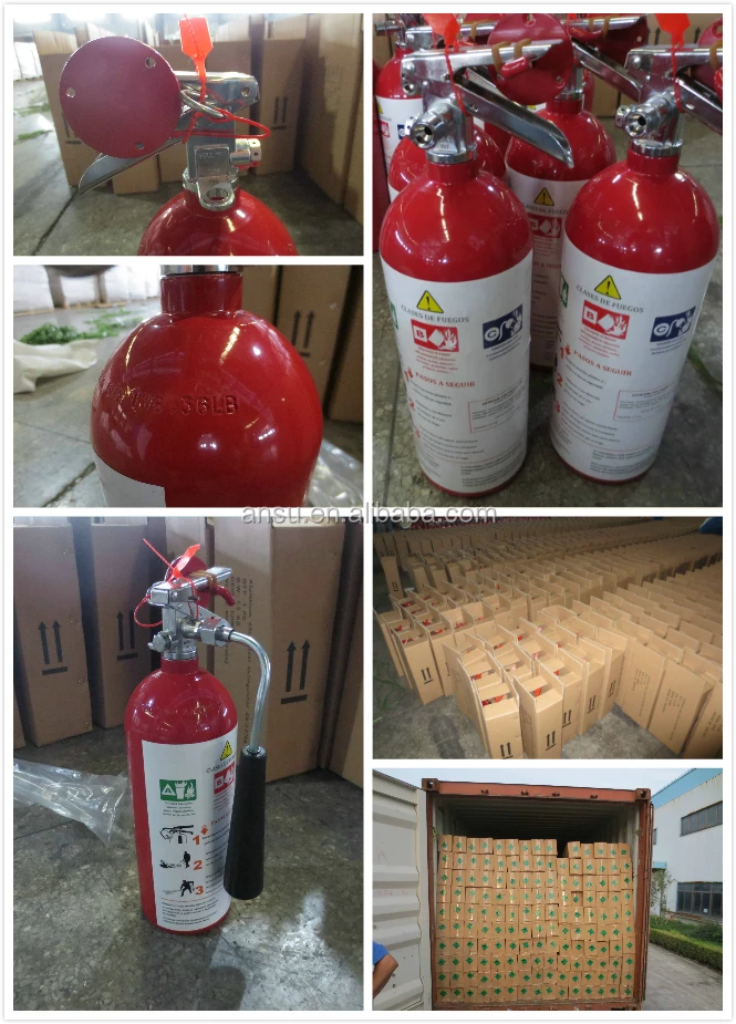 Trolley Co2 Fire Extinguisher 9kg 10kg 25kg 45kg 100kg Carbon Steel ...