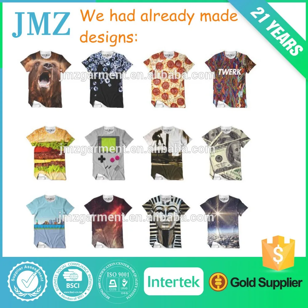 Unbranded Clothing T-shirt Customized Mens Tee Piece Fabric Print - Buy ...
