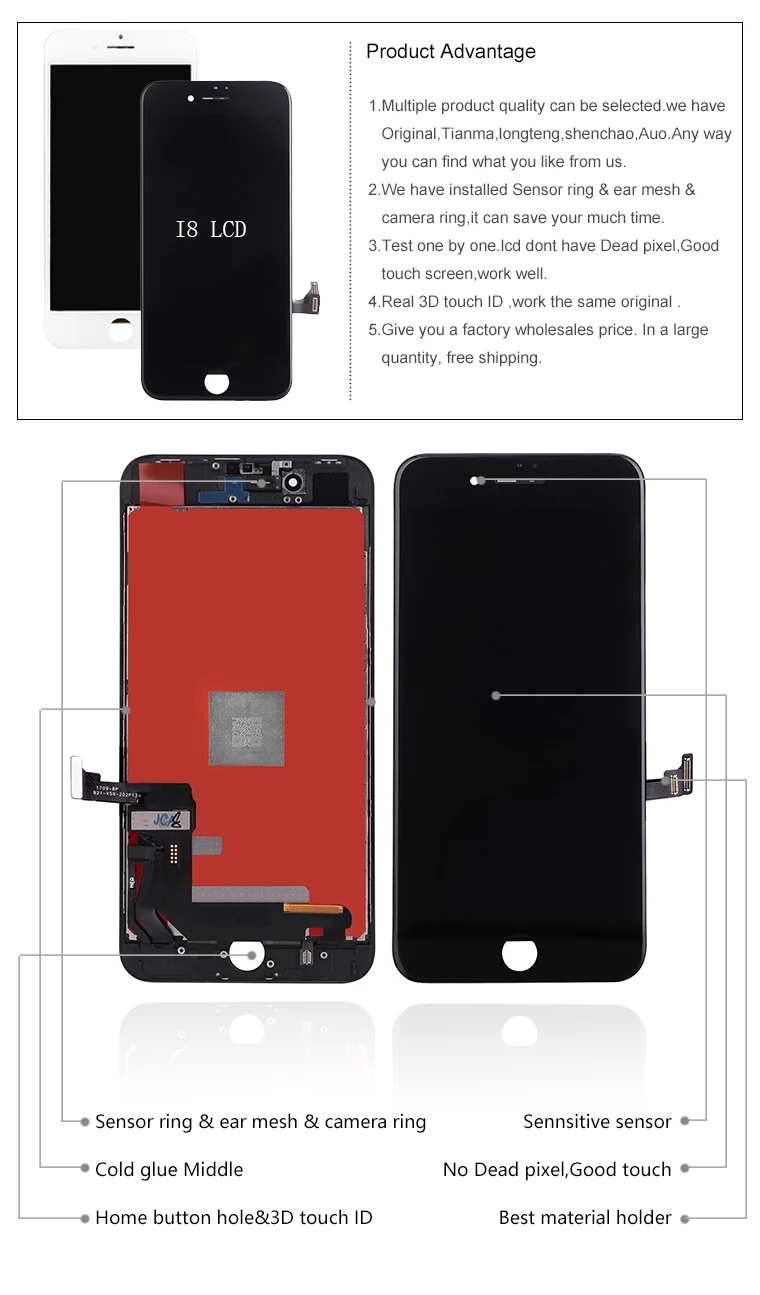 Aaa Foxconn Original Oem Display Touch Screen Digitizer Assembly ...