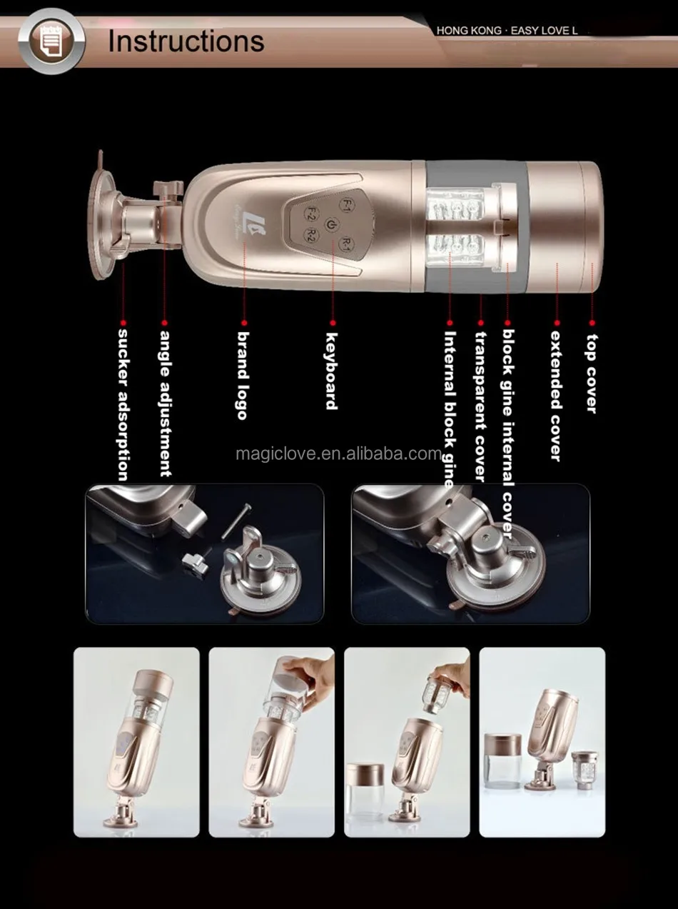 2500 Vibration Male Automatic Masturbator Sex Machine,Piston Electric ...