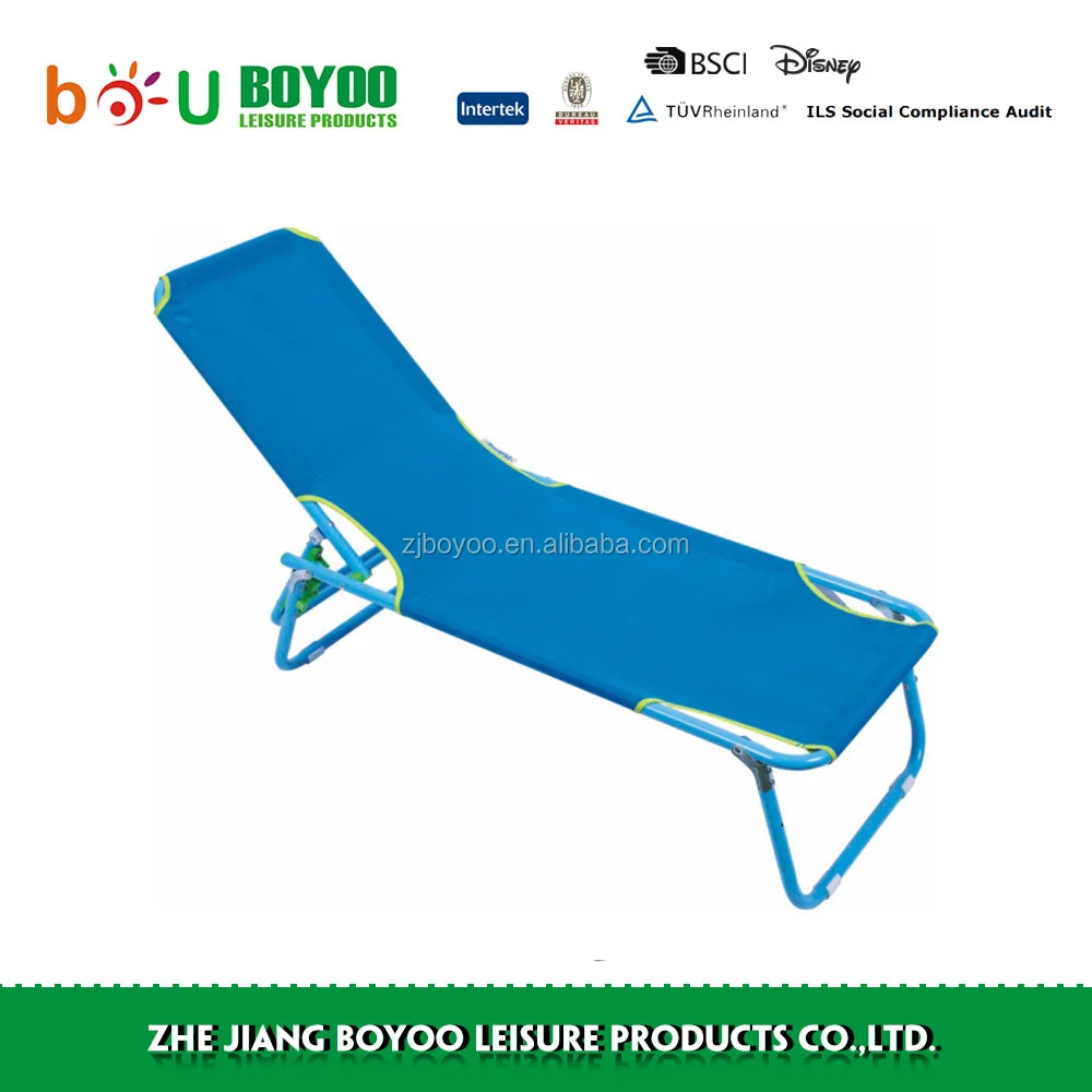 Kids Outdoor Folding Beach Loungers - Portable & Comfortable