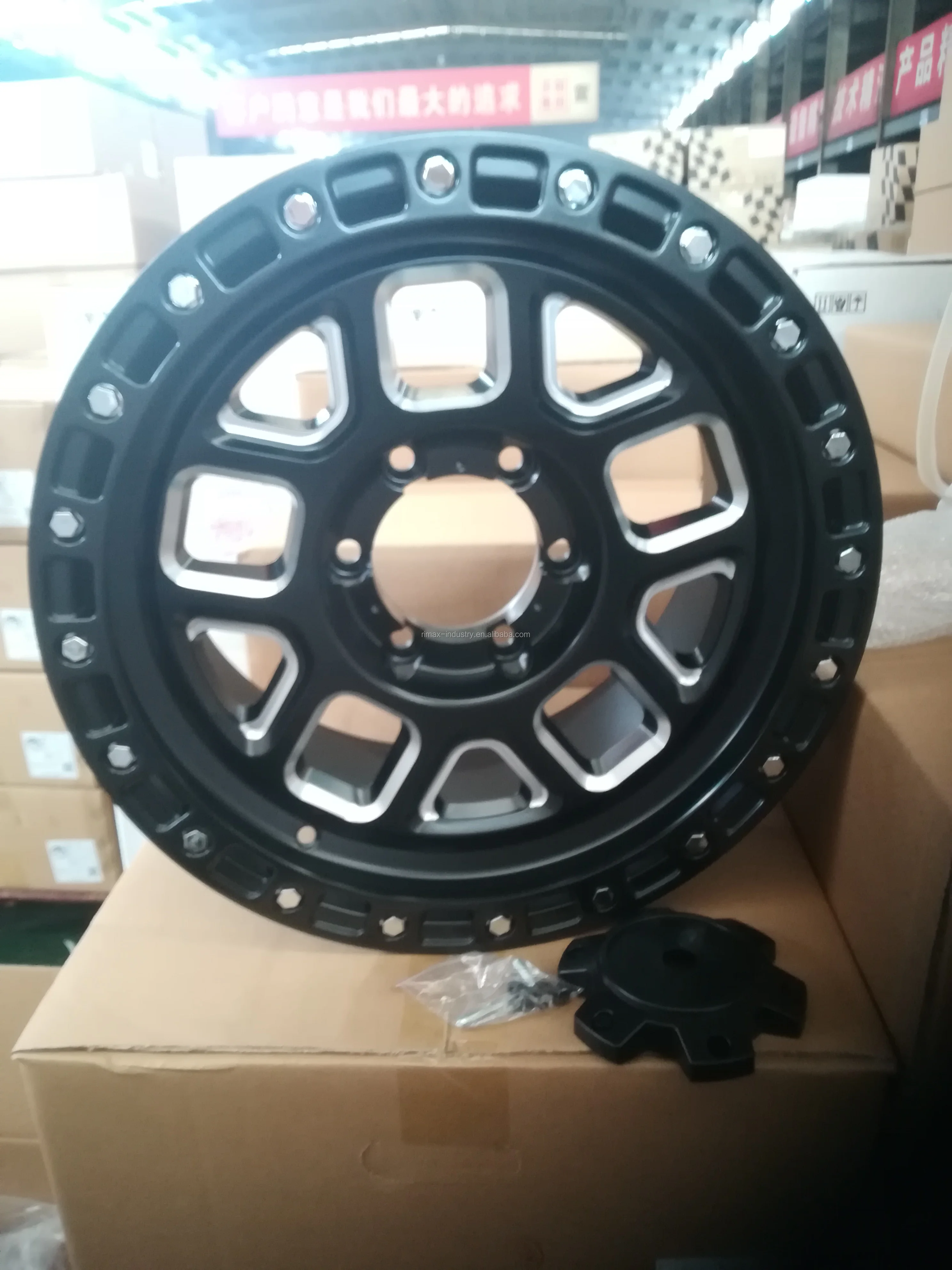 Kipardo 17 Inch Truck Alloy Wheels Rims 5 6 Lug Gloss Black - Buy ...