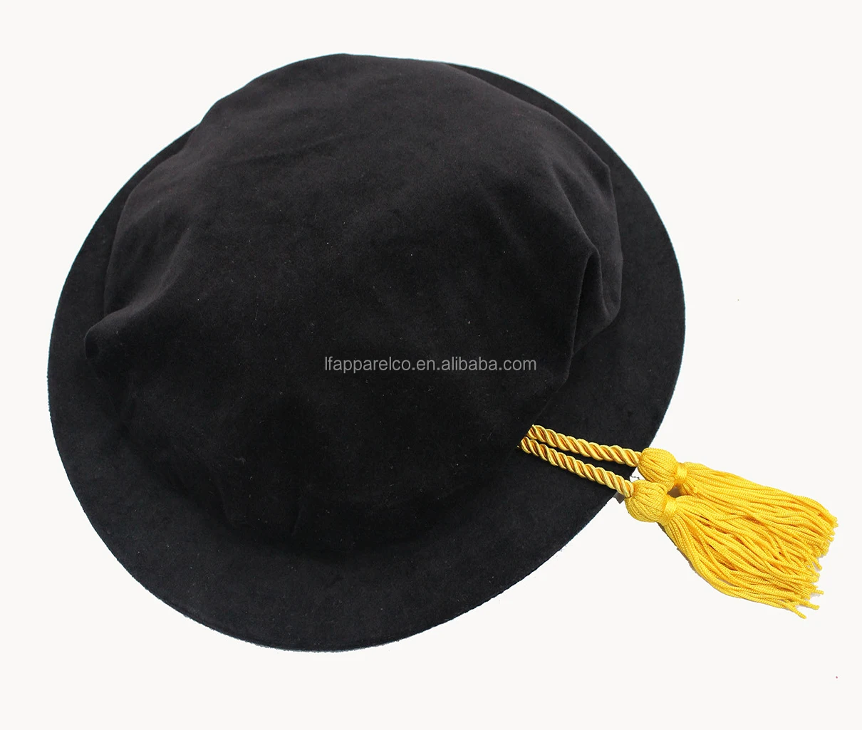 Deluxe Phd Doctoral Graduation Tudor Bonnet in Red Velvet