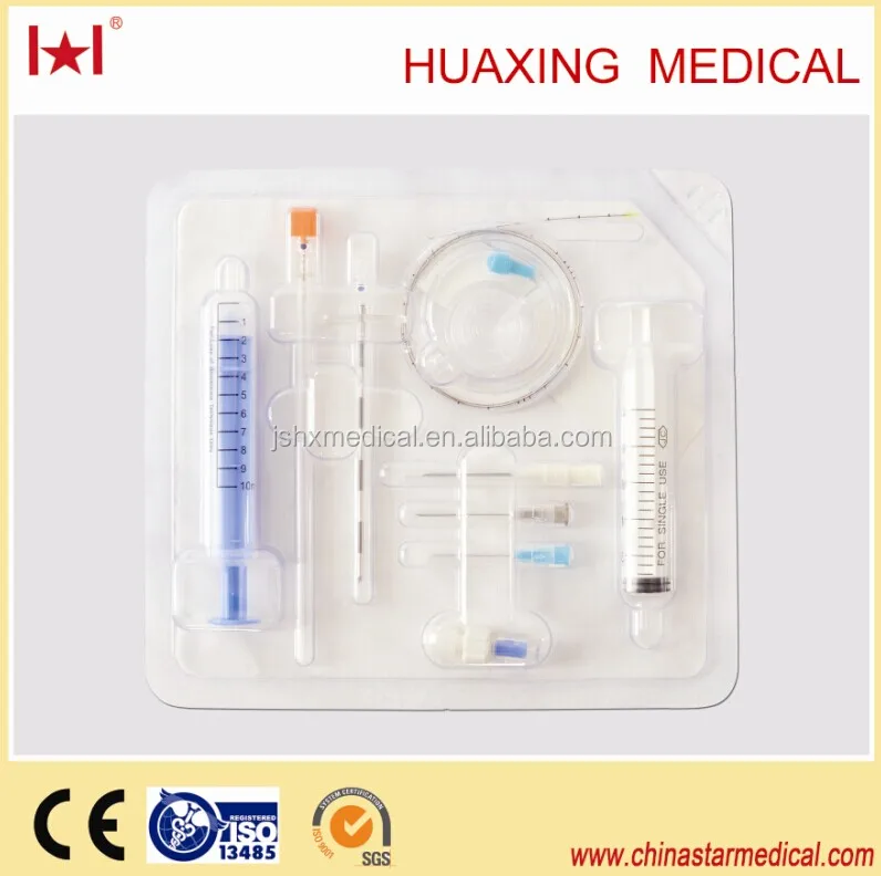 Disposable Sterile Epidural Kit For Surgical - Buy Epidural Kit ...