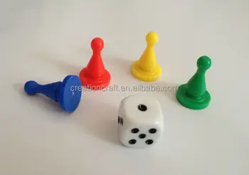 Plastic Board Game Pieces Tokens Pawns- Ccps403 (dia 16mm,High 24mm ...