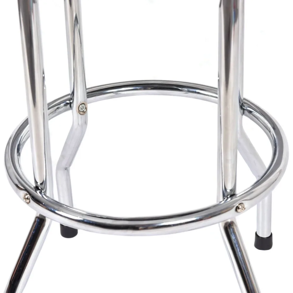 Promotion Steel Frame Chrome Base Plated Swivel Bar Stool