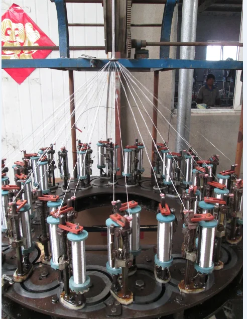 Braiding Machine For Electric Conduction Belt Wire - Buy Wire Making ...