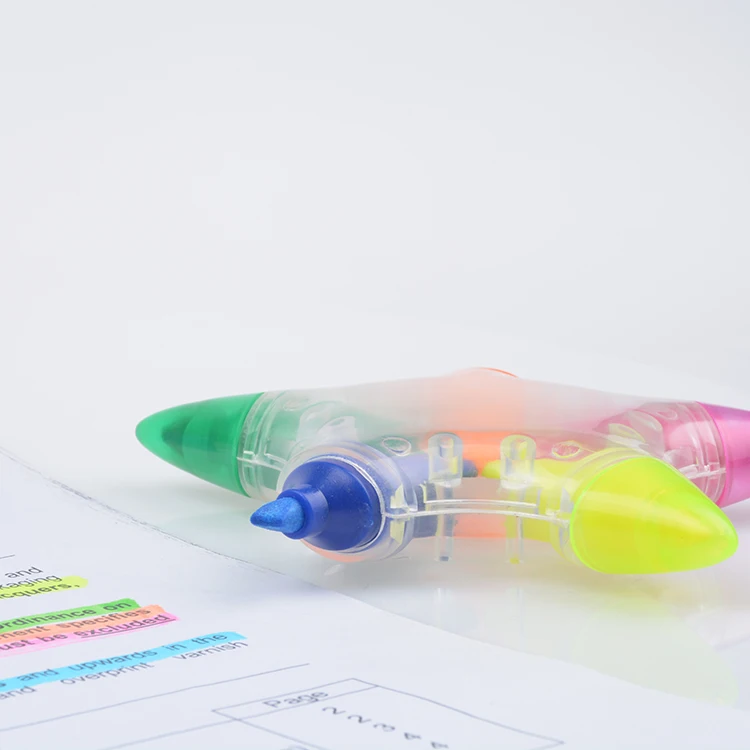 Cute Design Star Shape Mini 5 In1 Highlighter Set For Kids - Buy ...