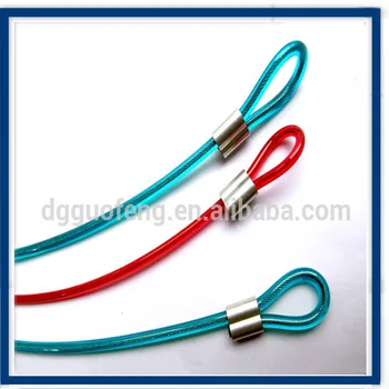 Various Color Pvc Coated Steel Wire Rope Sling With Ferrules - Buy Pvc ...