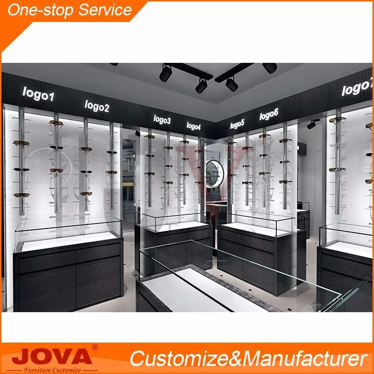 China Supplier Customized Optical Display Cabinets Mall Kiosk Frame Mdf ...