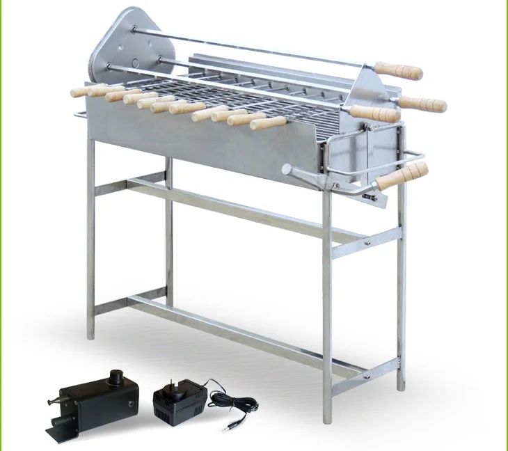 Stainless Steel Cyprus Bbq Commercial Rotating Charcoal Bbq Grill With ...