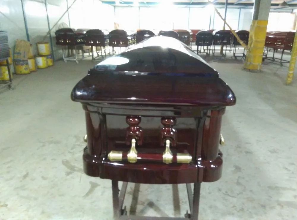 Emperor Full Couch Casket Coffin Wood Casket China Coffins For The Dead ...